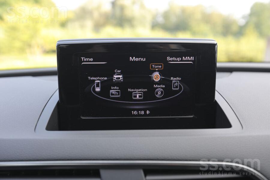 Grey Audi Q3 2015 in Riga, with an engine capacity of 1.40 L and mileage of 92 thousand km for 12490 €, photo 15 on AUTOMOTO.COM.LV