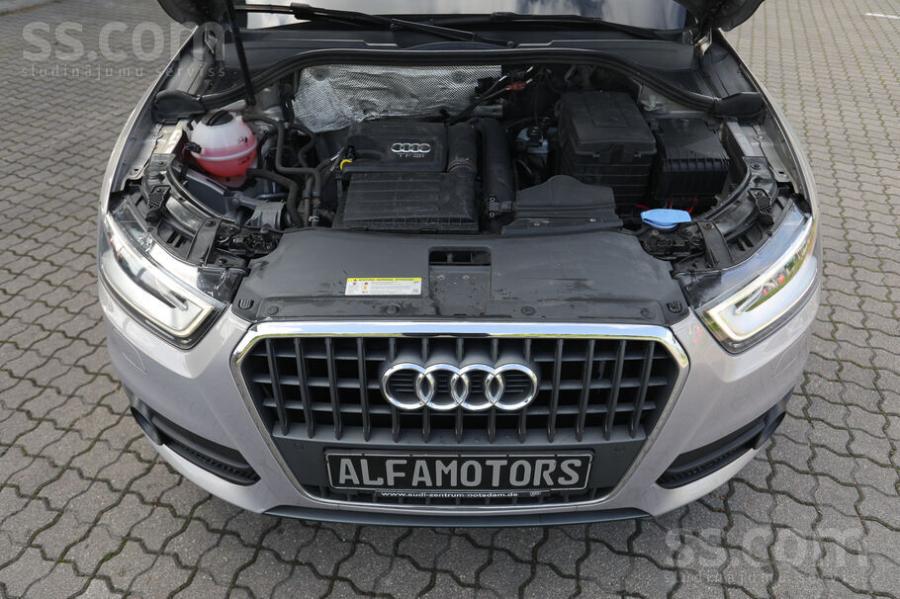 Grey Audi Q3 2015 in Riga, with an engine capacity of 1.40 L and mileage of 92 thousand km for 12490 €, photo 22 on AUTOMOTO.COM.LV