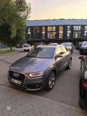 Pelēks Audi Q3 2015 Kauņa, ar dzinēja tilpumu 2.00 L un nobraukumu 130 tūkst. km par 13000 €, foto  vietnē AUTOMOTO.COM.LV