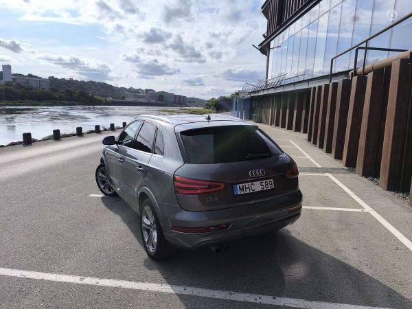 Grey Audi Q3 2015 in Kaunas, with an engine capacity of 2.00 L and mileage of 130 thousand km for 13000 €, photo 11 on AUTOMOTO.COM.LV