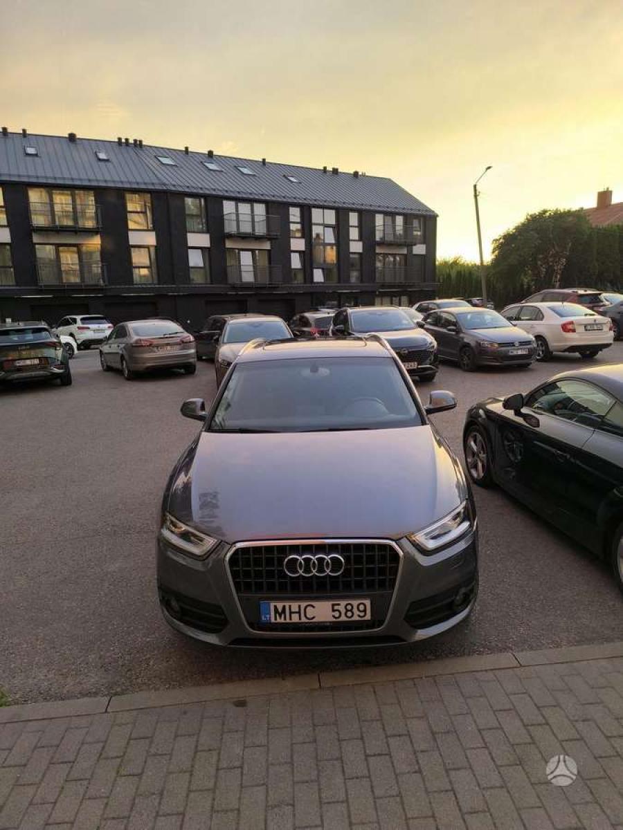 Pelēks Audi Q3 2015 Kauņa, ar dzinēja tilpumu 2.00 L un nobraukumu 130 tūkst. km par 13000 €, foto 19 vietnē AUTOMOTO.COM.LV