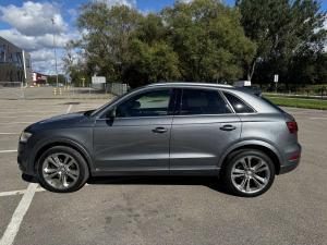 Grey Audi Q3 2015 in Siauliai, with an engine capacity of 1.98 L and mileage of 269 thousand km for 9200 €, photo 6 on AUTOMOTO.COM.LV