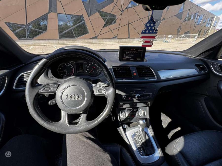 Grey Audi Q3 2015 in Siauliai, with an engine capacity of 1.98 L and mileage of 269 thousand km for 9200 €, photo 14 on AUTOMOTO.COM.LV