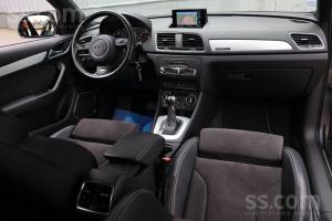 Grey Audi Q3 2015 in Tukums, with an engine capacity of 2.00 L and mileage of 246 thousand km for 13900 €, photo 7 on AUTOMOTO.COM.LV