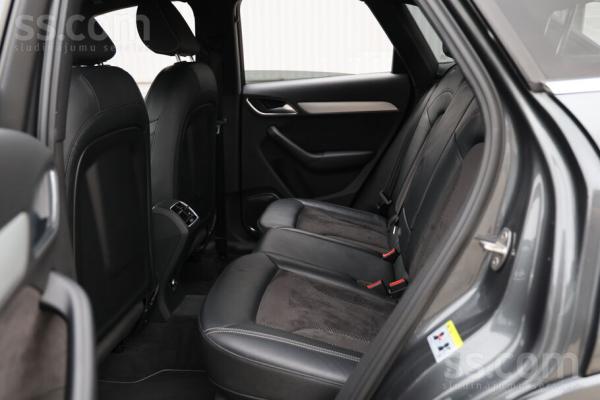 Grey Audi Q3 2015 in Tukums, with an engine capacity of 2.00 L and mileage of 246 thousand km for 13900 €, photo 10 on AUTOMOTO.COM.LV