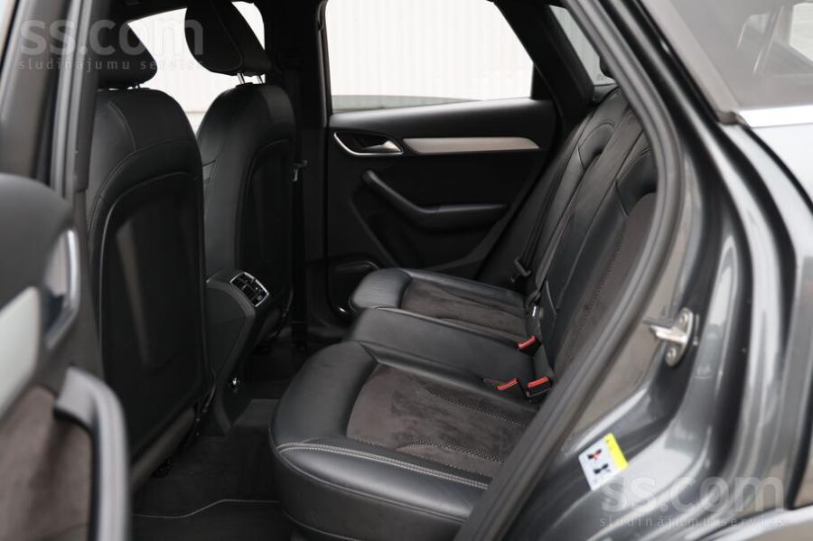 Grey Audi Q3 2015 in Tukums, with an engine capacity of 2.00 L and mileage of 246 thousand km for 13900 €, photo 10 on AUTOMOTO.COM.LV