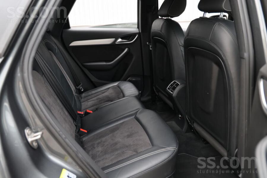 Grey Audi Q3 2015 in Tukums, with an engine capacity of 2.00 L and mileage of 246 thousand km for 13900 €, photo 12 on AUTOMOTO.COM.LV