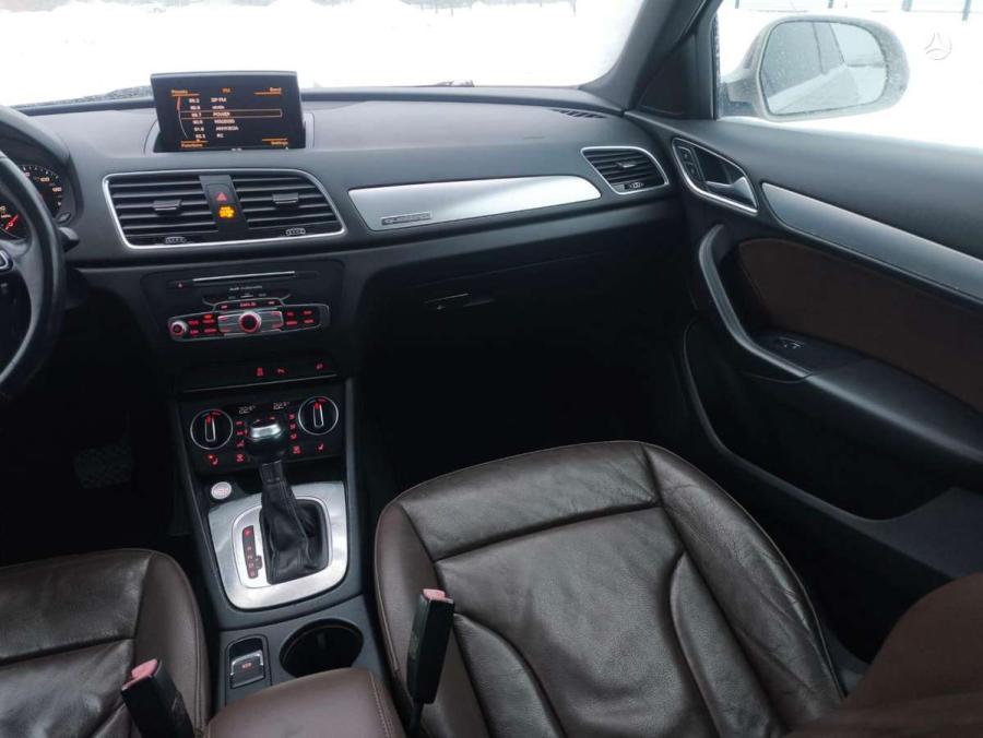Grey Audi Q3 2016 in Siauliai, with an engine capacity of 2.00 L and mileage of 217 thousand km for 9700 €, photo 9 on AUTOMOTO.COM.LV