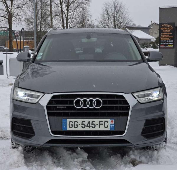 Pelēks Audi Q3 2016 Tauragė, ar dzinēja tilpumu 1.97 L un nobraukumu 252 tūkst. km par 13500 €, foto 2 vietnē AUTOMOTO.COM.LV