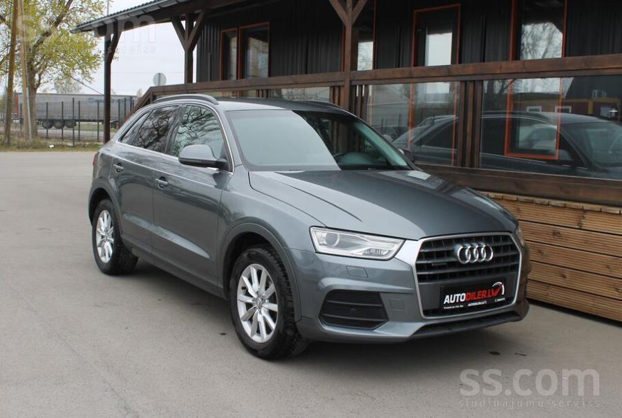 Pelēks Audi Q3 2016 Rīga, ar dzinēja tilpumu 2.00 L un nobraukumu 0 tūkst. km par 12500 €, foto 1 vietnē AUTOMOTO.COM.LV
