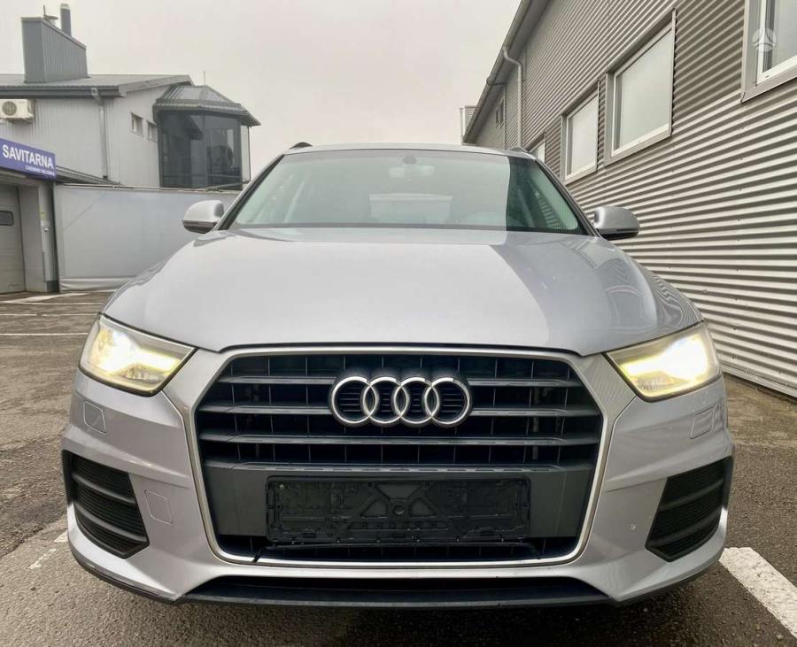 Grey Audi Q3 2016 in Siauliai, with an engine capacity of 1.97 L and mileage of 184 thousand km for 11300 €, photo 4 on AUTOMOTO.COM.LV