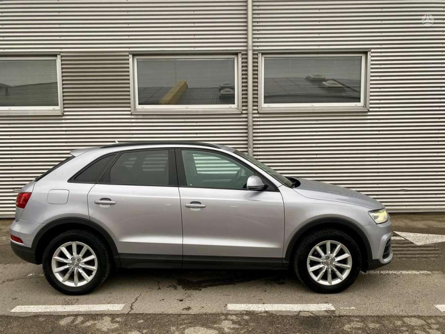 Grey Audi Q3 2016 in Siauliai, with an engine capacity of 1.97 L and mileage of 184 thousand km for 11300 €, photo 8 on AUTOMOTO.COM.LV