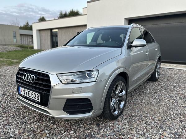 Pelēks Audi Q3 2016 Viļņa, ar dzinēja tilpumu 2.00 L un nobraukumu 110 tūkst. km par 13000 €, foto 1 vietnē AUTOMOTO.COM.LV