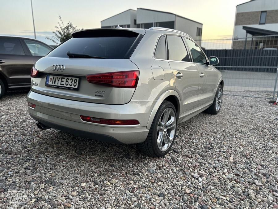 Pelēks Audi Q3 2016 Viļņa, ar dzinēja tilpumu 2.00 L un nobraukumu 110 tūkst. km par 13000 €, foto 3 vietnē AUTOMOTO.COM.LV