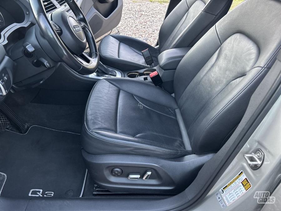 Pelēks Audi Q3 2016 Viļņa, ar dzinēja tilpumu 2.00 L un nobraukumu 110 tūkst. km par 13000 €, foto 11 vietnē AUTOMOTO.COM.LV