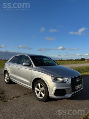 Grey Audi Q3 2016 in Cesis, with an engine capacity of 2.00 L and mileage of 232 thousand km for 14200 €, photo 4 on AUTOMOTO.COM.LV