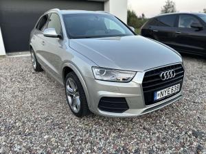 Grey Audi Q3 2016 in Vilnius, with an engine capacity of 1.98 L and mileage of 110 thousand km for 12700 €, photo 3 on AUTOMOTO.COM.LV