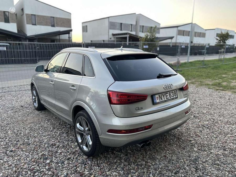Grey Audi Q3 2016 in Vilnius, with an engine capacity of 1.98 L and mileage of 110 thousand km for 12700 €, photo 5 on AUTOMOTO.COM.LV