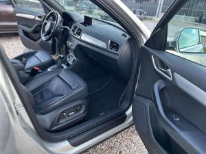 Grey Audi Q3 2016 in Vilnius, with an engine capacity of 1.98 L and mileage of 110 thousand km for 12700 €, photo 8 on AUTOMOTO.COM.LV