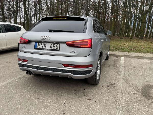 Pelēks Audi Q3 2017 Kauņa, ar dzinēja tilpumu 1.97 L un nobraukumu 150 tūkst. km par 16800 €, foto 3 vietnē AUTOMOTO.COM.LV