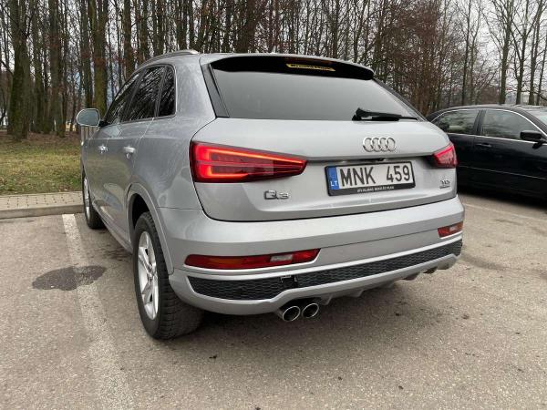 Pelēks Audi Q3 2017 Kauņa, ar dzinēja tilpumu 1.97 L un nobraukumu 150 tūkst. km par 16800 €, foto 4 vietnē AUTOMOTO.COM.LV