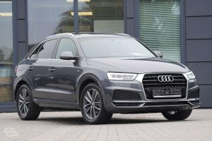 Grey Audi Q3 2017 in Kaunas, with an engine capacity of 1.40 L and mileage of 70 thousand km for 25480 €, photo  on AUTOMOTO.COM.LV