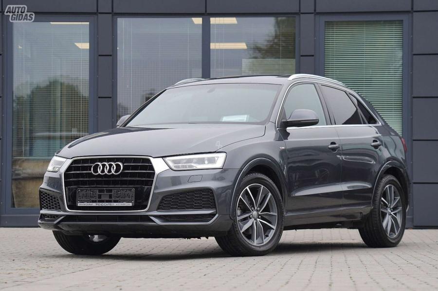 Grey Audi Q3 2017 in Kaunas, with an engine capacity of 1.40 L and mileage of 70 thousand km for 25480 €, photo 2 on AUTOMOTO.COM.LV