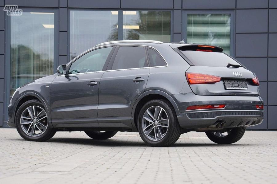 Grey Audi Q3 2017 in Kaunas, with an engine capacity of 1.40 L and mileage of 70 thousand km for 25480 €, photo 5 on AUTOMOTO.COM.LV