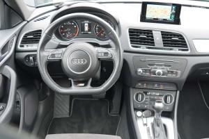 Grey Audi Q3 2017 in Kaunas, with an engine capacity of 1.40 L and mileage of 70 thousand km for 25480 €, photo 10 on AUTOMOTO.COM.LV