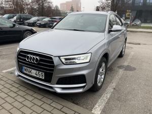 Grey Audi Q3 2017 in Kaunas, with an engine capacity of 2.00 L and mileage of 150 thousand km for 15900 €, photo  on AUTOMOTO.COM.LV