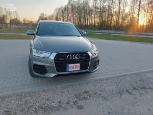 Grey Audi Q3 2017 in Vilnius, with an engine capacity of 2.00 L and mileage of 150 thousand km for 13300 €, photo  on AUTOMOTO.COM.LV
