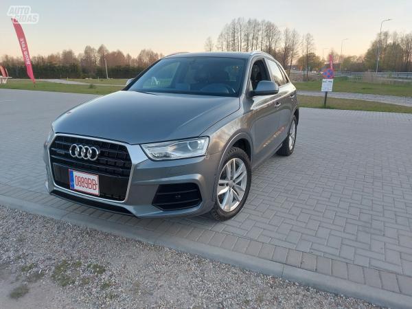 Pelēks Audi Q3 2017 Viļņa, ar dzinēja tilpumu 2.00 L un nobraukumu 150 tūkst. km par 13300 €, foto 4 vietnē AUTOMOTO.COM.LV