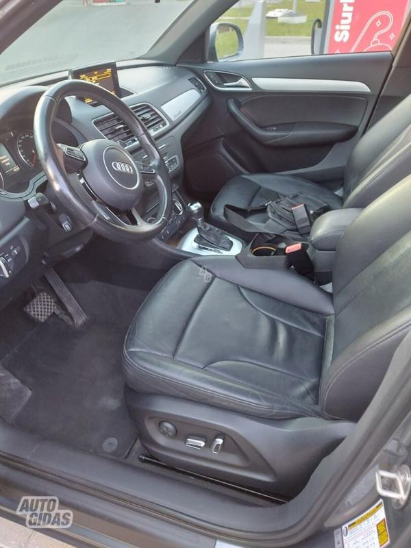 Pelēks Audi Q3 2017 Viļņa, ar dzinēja tilpumu 2.00 L un nobraukumu 150 tūkst. km par 13300 €, foto 9 vietnē AUTOMOTO.COM.LV
