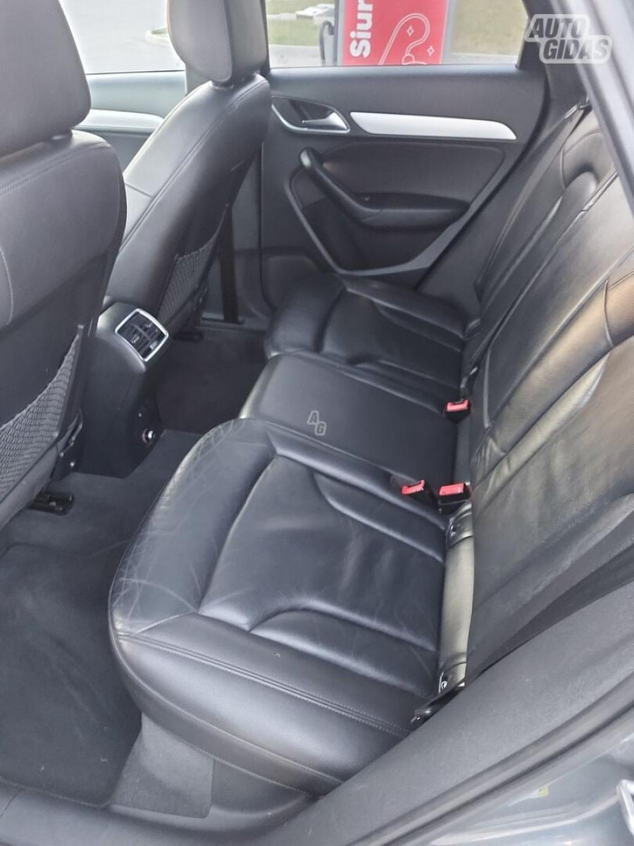 Pelēks Audi Q3 2017 Viļņa, ar dzinēja tilpumu 2.00 L un nobraukumu 150 tūkst. km par 13300 €, foto 11 vietnē AUTOMOTO.COM.LV