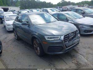 Pelēks Audi Q3 2017 Klaipėda, ar dzinēja tilpumu 1.98 L un nobraukumu 142 tūkst. km par 10900 €, foto  vietnē AUTOMOTO.COM.LV