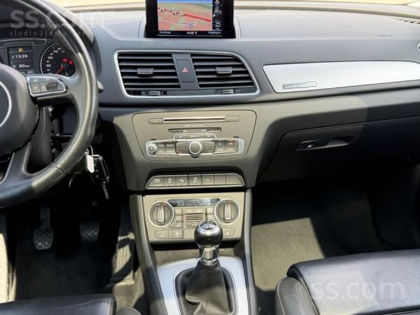 Grey Audi Q3 2017 in Riga, with an engine capacity of 2.00 L and mileage of 179 thousand km for 15500 €, photo 9 on AUTOMOTO.COM.LV