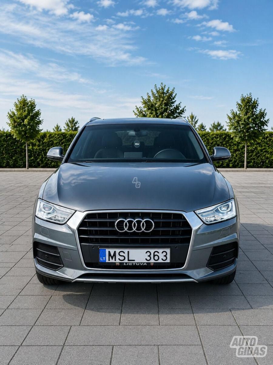 Pelēks Audi Q3 2017 Radviliškis, ar dzinēja tilpumu 2.00 L un nobraukumu 141 tūkst. km par 12000 €, foto 3 vietnē AUTOMOTO.COM.LV