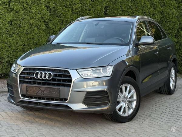 Grey Audi Q3 2017 in Jonava, with an engine capacity of 1.97 L and mileage of 209 thousand km for 13900 €, photo 3 on AUTOMOTO.COM.LV