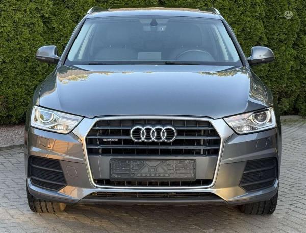 Grey Audi Q3 2017 in Jonava, with an engine capacity of 1.97 L and mileage of 209 thousand km for 13900 €, photo 4 on AUTOMOTO.COM.LV