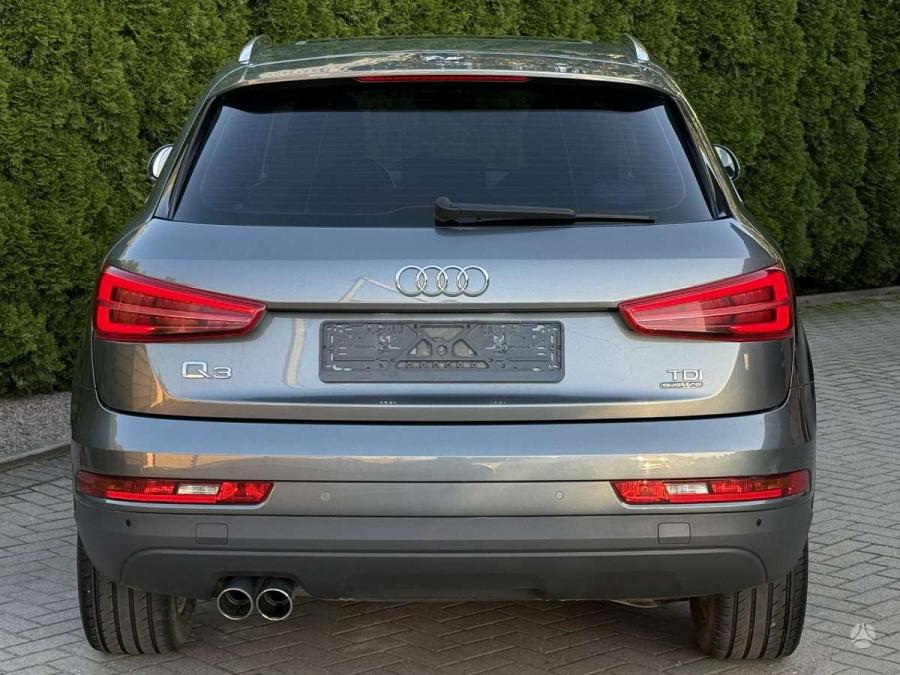 Grey Audi Q3 2017 in Jonava, with an engine capacity of 1.97 L and mileage of 209 thousand km for 13900 €, photo 8 on AUTOMOTO.COM.LV