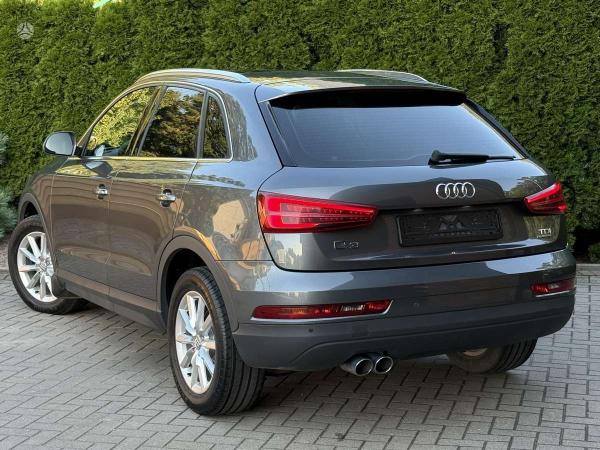 Grey Audi Q3 2017 in Jonava, with an engine capacity of 1.97 L and mileage of 209 thousand km for 13900 €, photo 9 on AUTOMOTO.COM.LV
