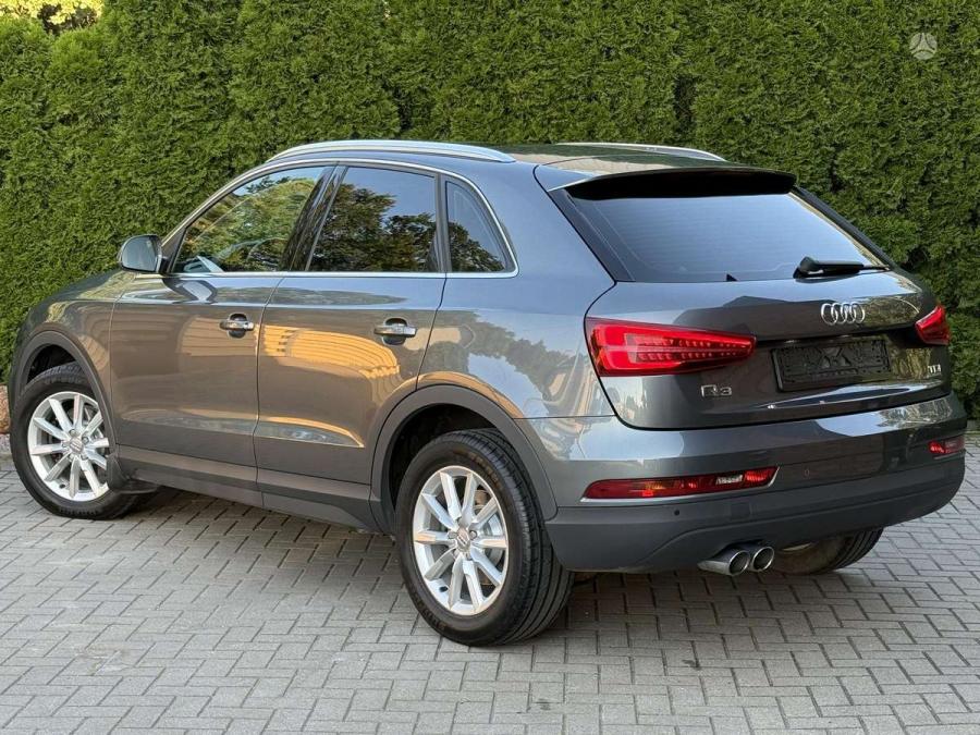 Grey Audi Q3 2017 in Jonava, with an engine capacity of 1.97 L and mileage of 209 thousand km for 13900 €, photo 10 on AUTOMOTO.COM.LV
