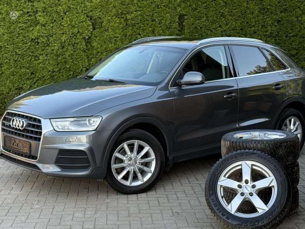 Grey Audi Q3 2017 in Jonava, with an engine capacity of 1.97 L and mileage of 209 thousand km for 13900 €, photo 11 on AUTOMOTO.COM.LV