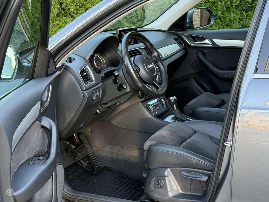 Grey Audi Q3 2017 in Jonava, with an engine capacity of 1.97 L and mileage of 209 thousand km for 13900 €, photo 15 on AUTOMOTO.COM.LV