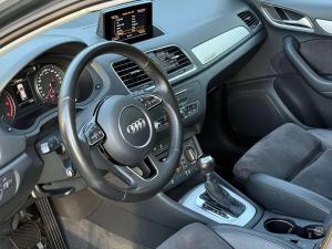 Grey Audi Q3 2017 in Jonava, with an engine capacity of 1.97 L and mileage of 209 thousand km for 13900 €, photo 17 on AUTOMOTO.COM.LV
