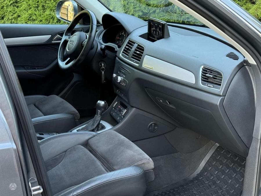 Grey Audi Q3 2017 in Jonava, with an engine capacity of 1.97 L and mileage of 209 thousand km for 13900 €, photo 21 on AUTOMOTO.COM.LV