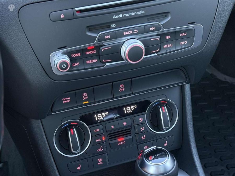 Grey Audi Q3 2017 in Jonava, with an engine capacity of 1.97 L and mileage of 209 thousand km for 13900 €, photo 33 on AUTOMOTO.COM.LV