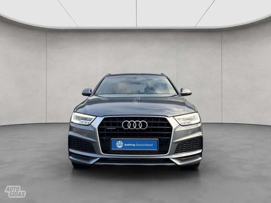 Grey Audi Q3 2018 in Kaunas, with an engine capacity of 2.00 L and mileage of 58 thousand km for 27488 €, photo 9 on AUTOMOTO.COM.LV