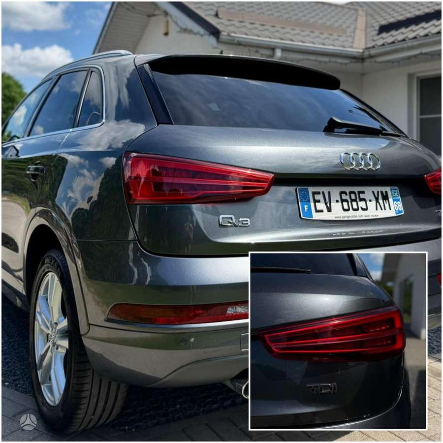 Pelēks Audi Q3 2018 Kauņa, ar dzinēja tilpumu 2.00 L un nobraukumu 239 tūkst. km par 14350 €, foto 4 vietnē AUTOMOTO.COM.LV