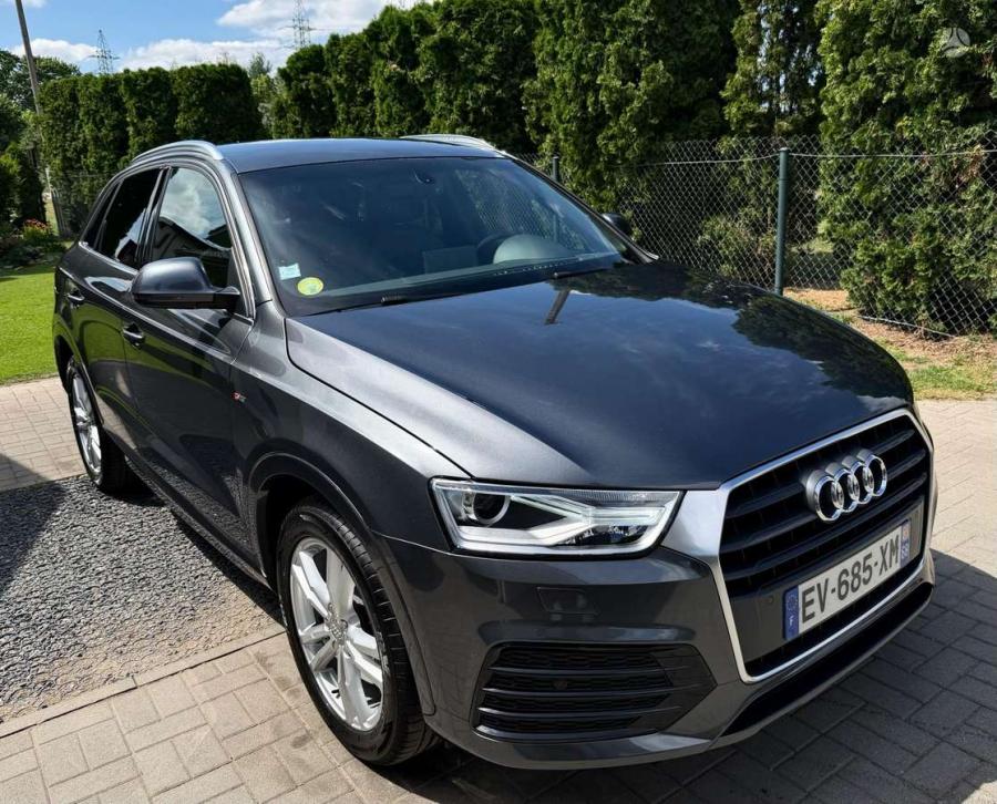 Pelēks Audi Q3 2018 Kauņa, ar dzinēja tilpumu 2.00 L un nobraukumu 239 tūkst. km par 14350 €, foto 18 vietnē AUTOMOTO.COM.LV